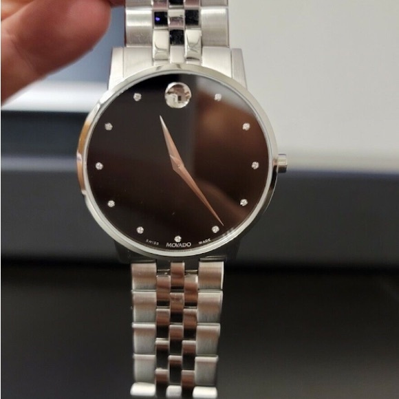 Movado | Accessories | Movado Museum Classic 4mm Stainless Steel ...